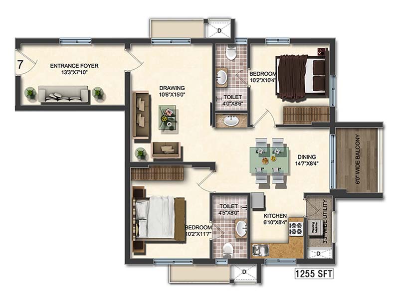 New Flats for Sale in Hyderabad | Accurate's Layout & Plans
